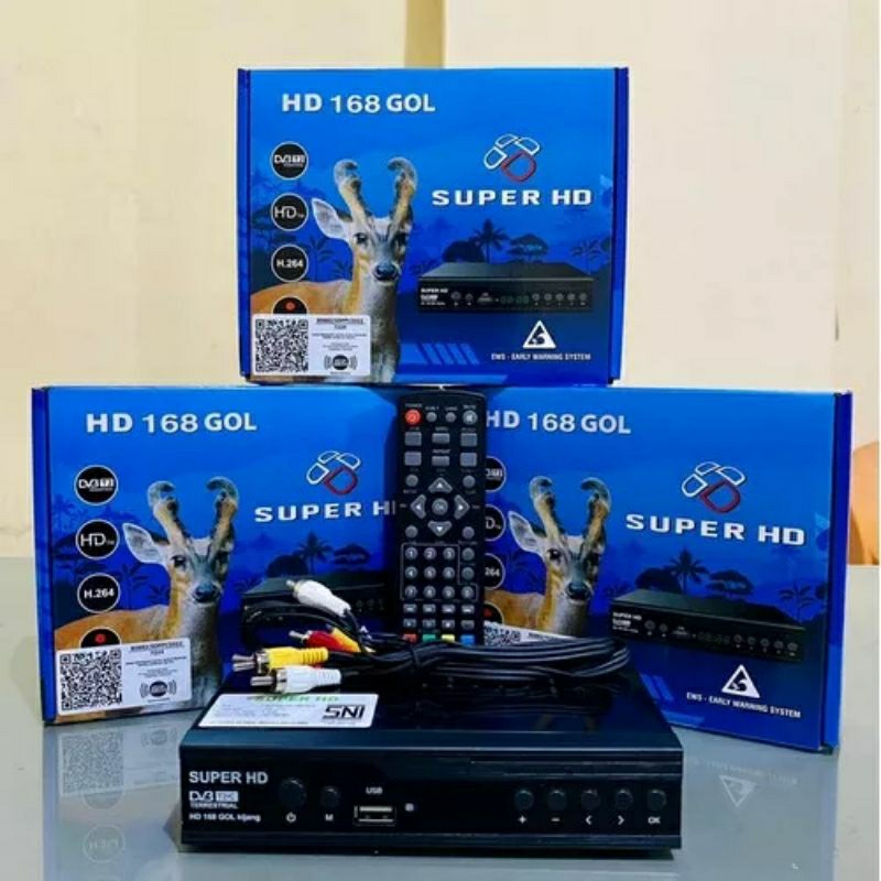 Jual Set Top Box STB Super HD 168 Gol Kijang | Shopee Indonesia
