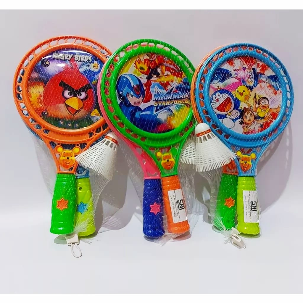 Jual (MLTSTR) Mainan Edukasi Anak Raket Badminton - Mainan Anak Raket ...