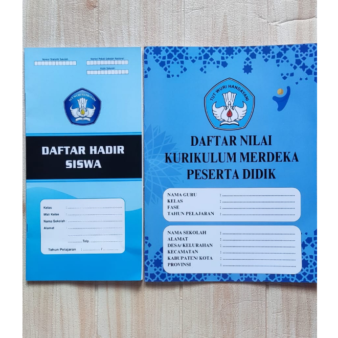 Jual BUKU DAFTAR HADIR SISWA DAN DAFTAR NILAI SISWA SD SMP SMA SMK ...