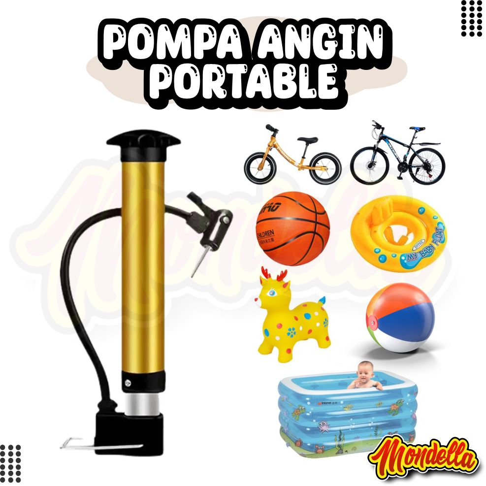 Jual Pompa Angin Sepeda Mini Portable Pompa Ban Sepeda Pompa Bola Pompa ...