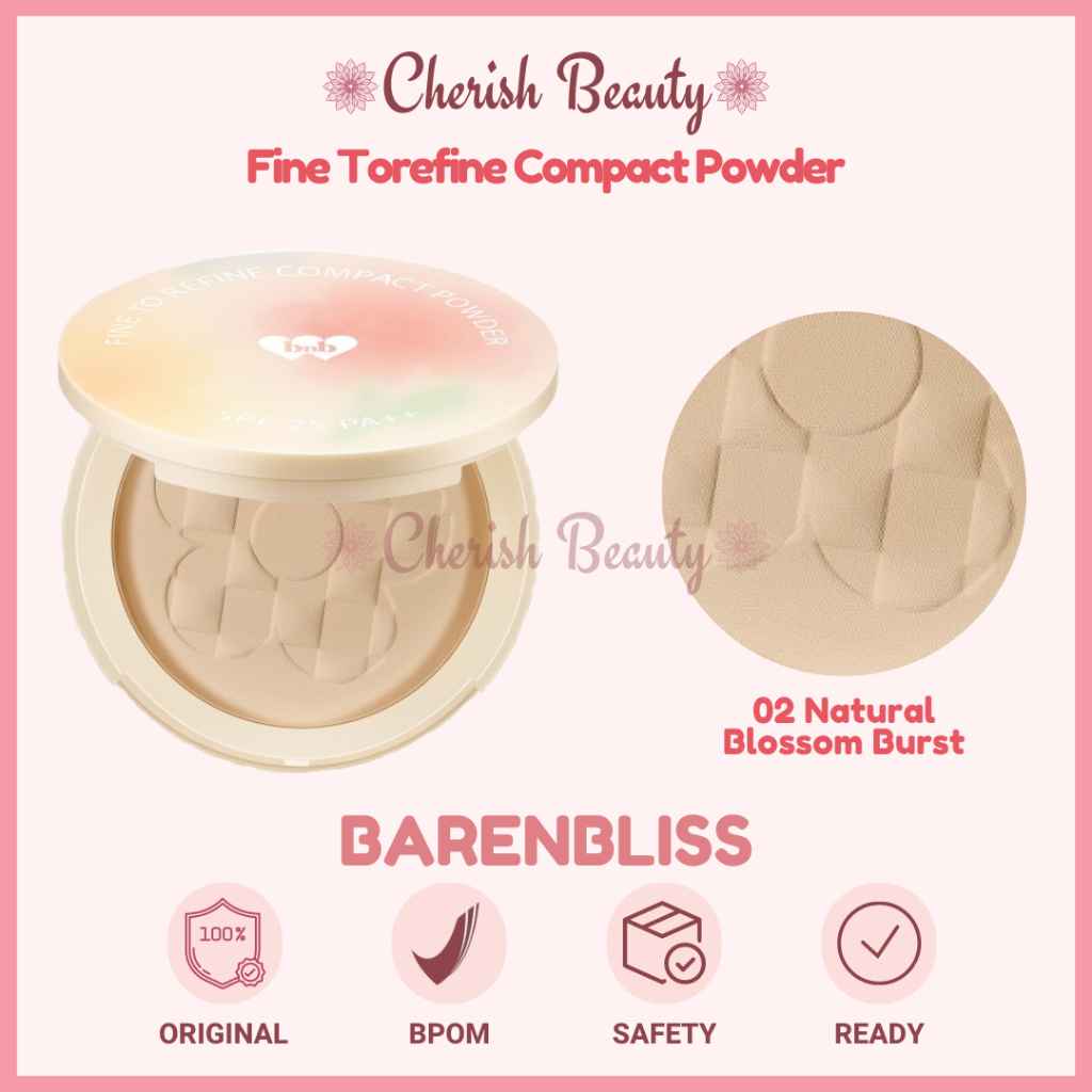 Jual BNB barenbliss Korean Bloomatte Fine to Refine Compact Powder 24H ...