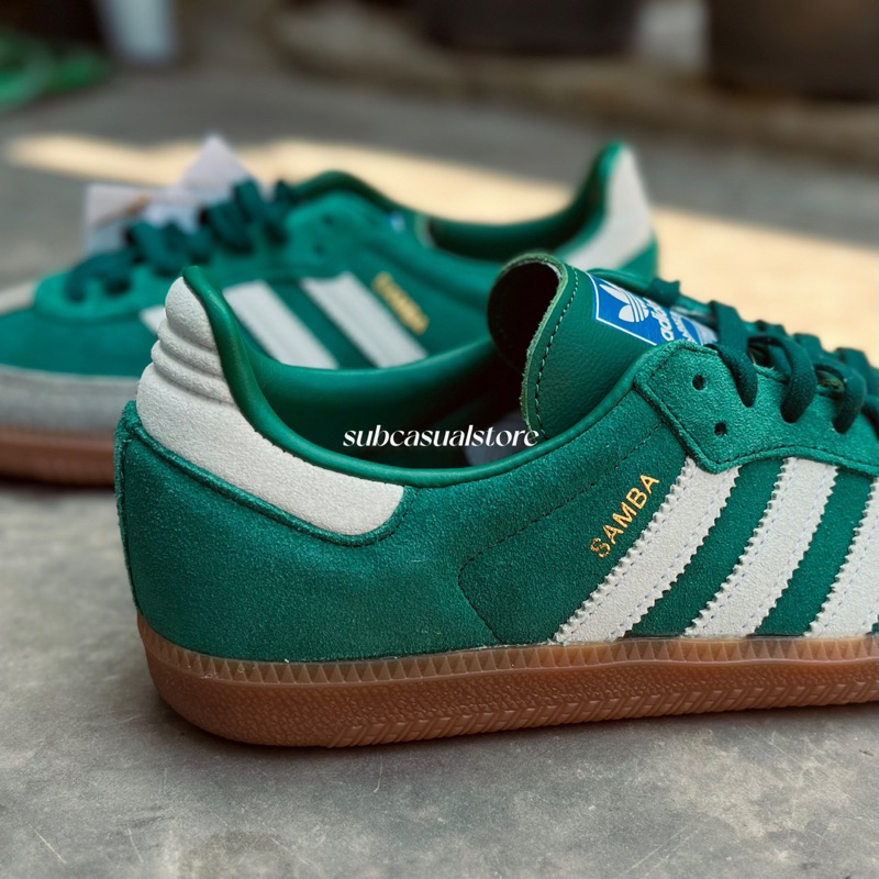 Jual Adidas Samba OG Chalk Green Original | Shopee Indonesia