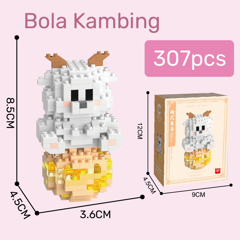 Jual BLOCK CITY NANO BLOCK 12 SHIO SERIES / 12 Chinese Zodiac / BRICKS ...