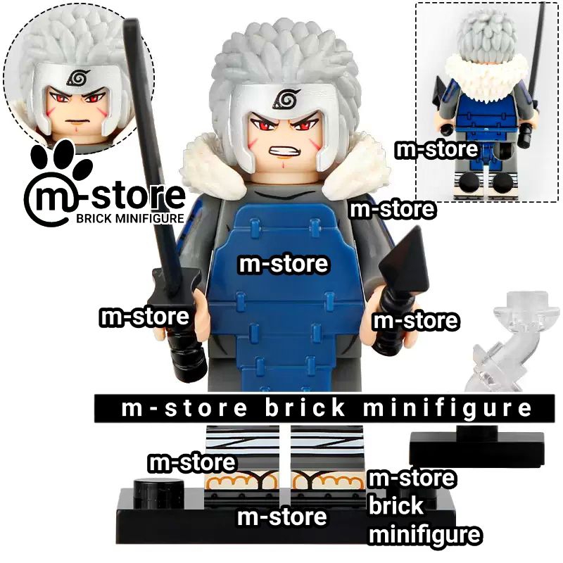 Jual brick naruto tobirama senju sword of thunder god mini toy figure ...