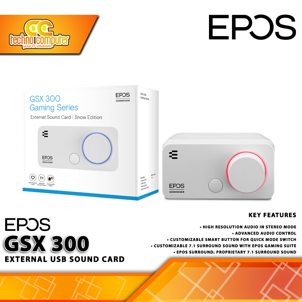 Jual EPOS GSX 300 External USB Sound Card | Shopee Indonesia