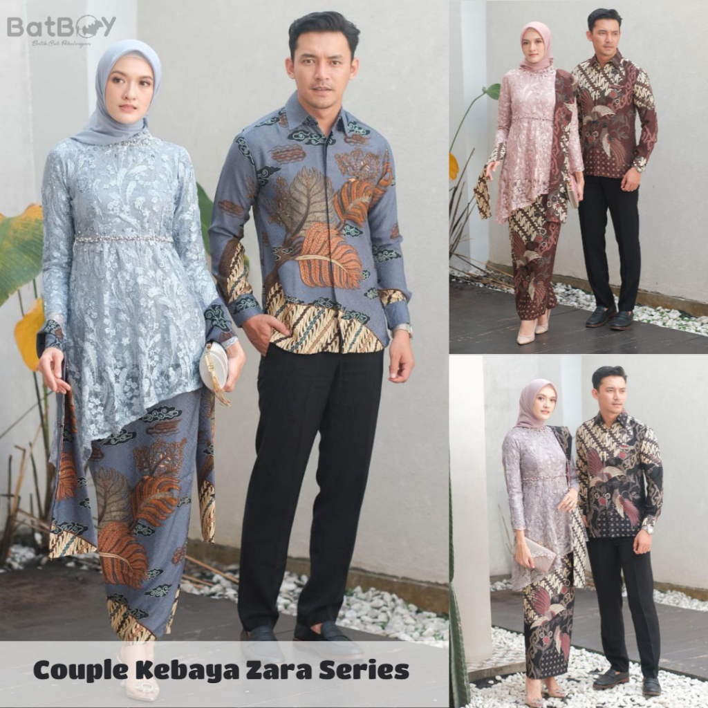 Jual Kebaya Zara Series COD Set Kebaya Couple Modern Exotic Kebaya ...