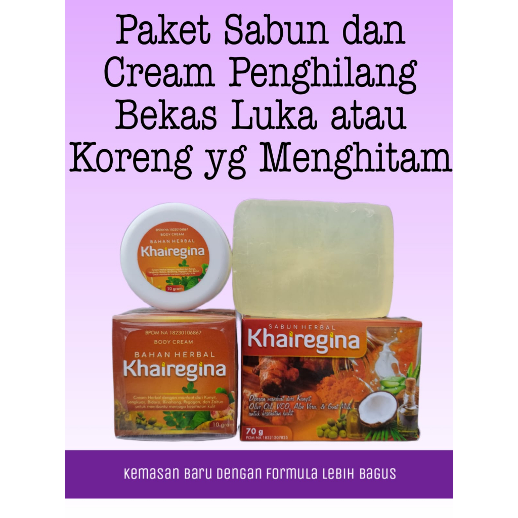 Jual Sabun dan Cream Penghilang Bekas Luka atau Koreng yang Menghitam ...
