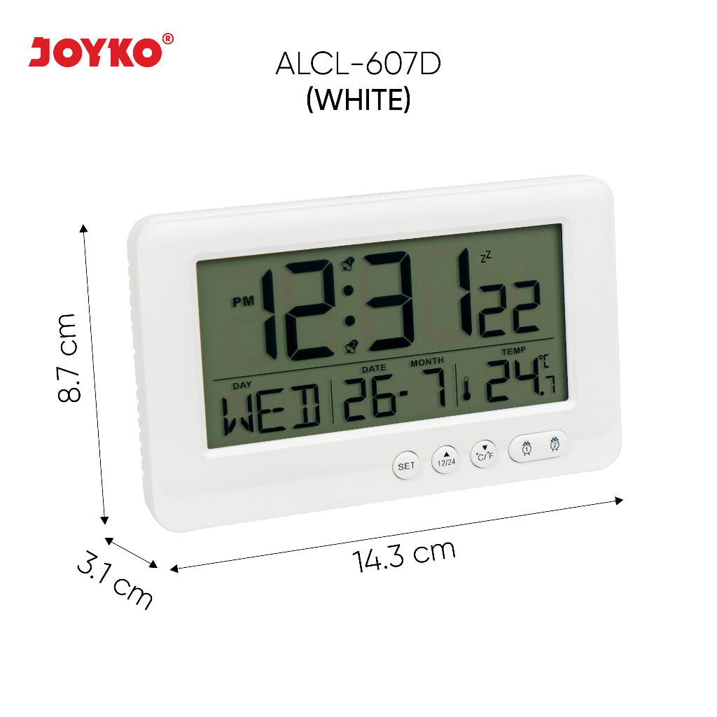Jual Jam Beker Dering Digital Alarm Clock Joyko ALCL-607D | Shopee ...