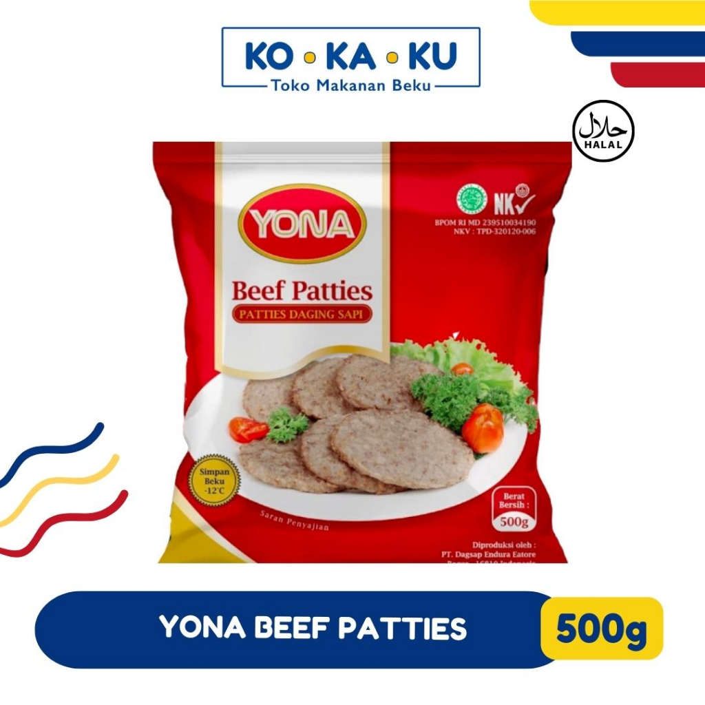Jual Yona Beef Patties 500g | Shopee Indonesia