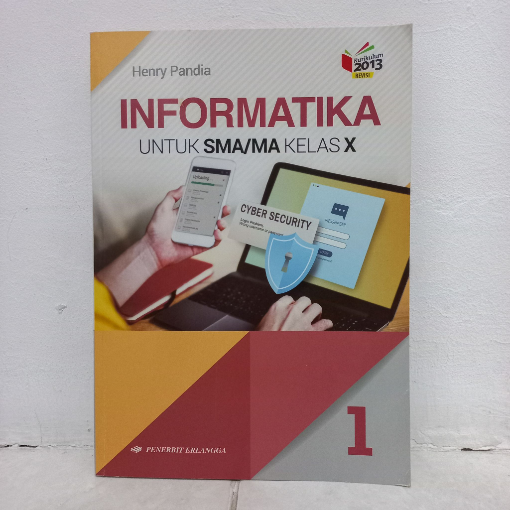 Jual Buku Paket Pelajaran Informatika Kelas 10 Penerbit Erlangga / Cetak TIK IT Komputer untuk ...