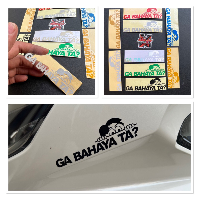 Jual Sticker GA BAHAYA TA Stiker Gak Bahaya Ta Cutting | Shopee Indonesia Jual Sticker GA BAHAYA TA Stiker Gak Bahaya Ta Cutting | Shopee Indonesia