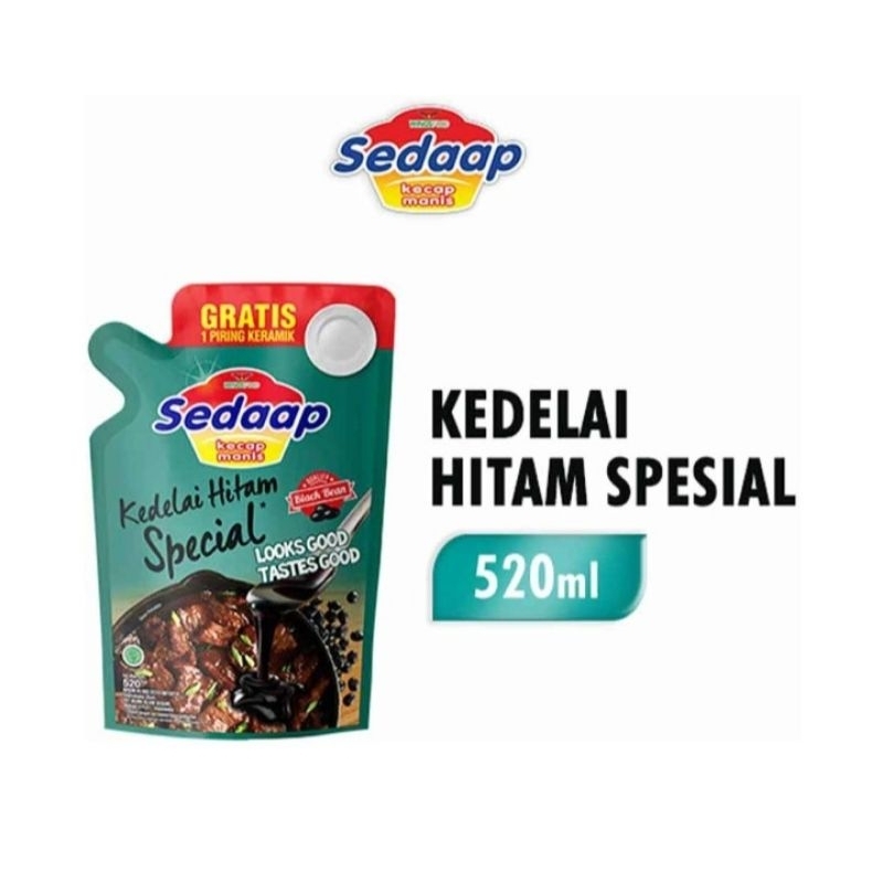 Jual KECAP MANIS SEDAAP SPECIAL 520ML (EXP.2025) | Shopee Indonesia