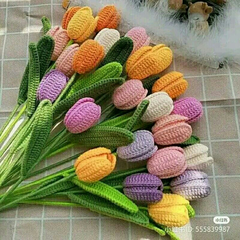 Jual Bunga Tulip Rajut Kuncup | Shopee Indonesia