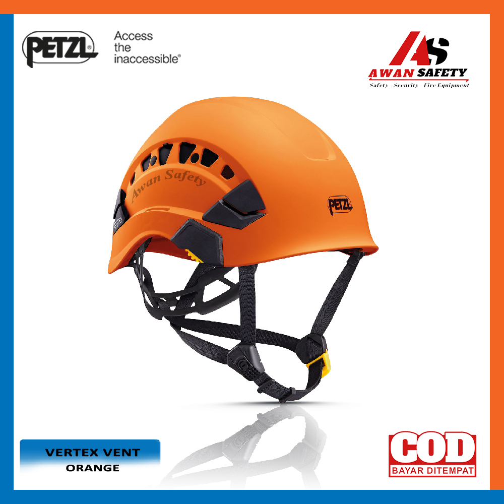 Jual Petzl Helmet Vertex Vent Orange Original/ Helm Climbing Original ...