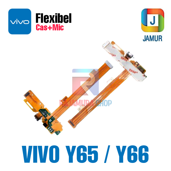 Jual FLEXIBEL KONEKTOR CAS MIC VIVO Y65 Y66 BOARD CHARGE VIVO Y65 Y66 ...