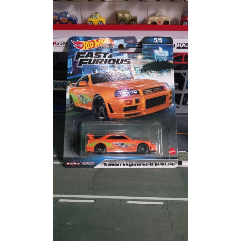 Jual Hotwheels Nissan Skyline GT-R BNR34 R34 Fast Furious FF | Shopee ...