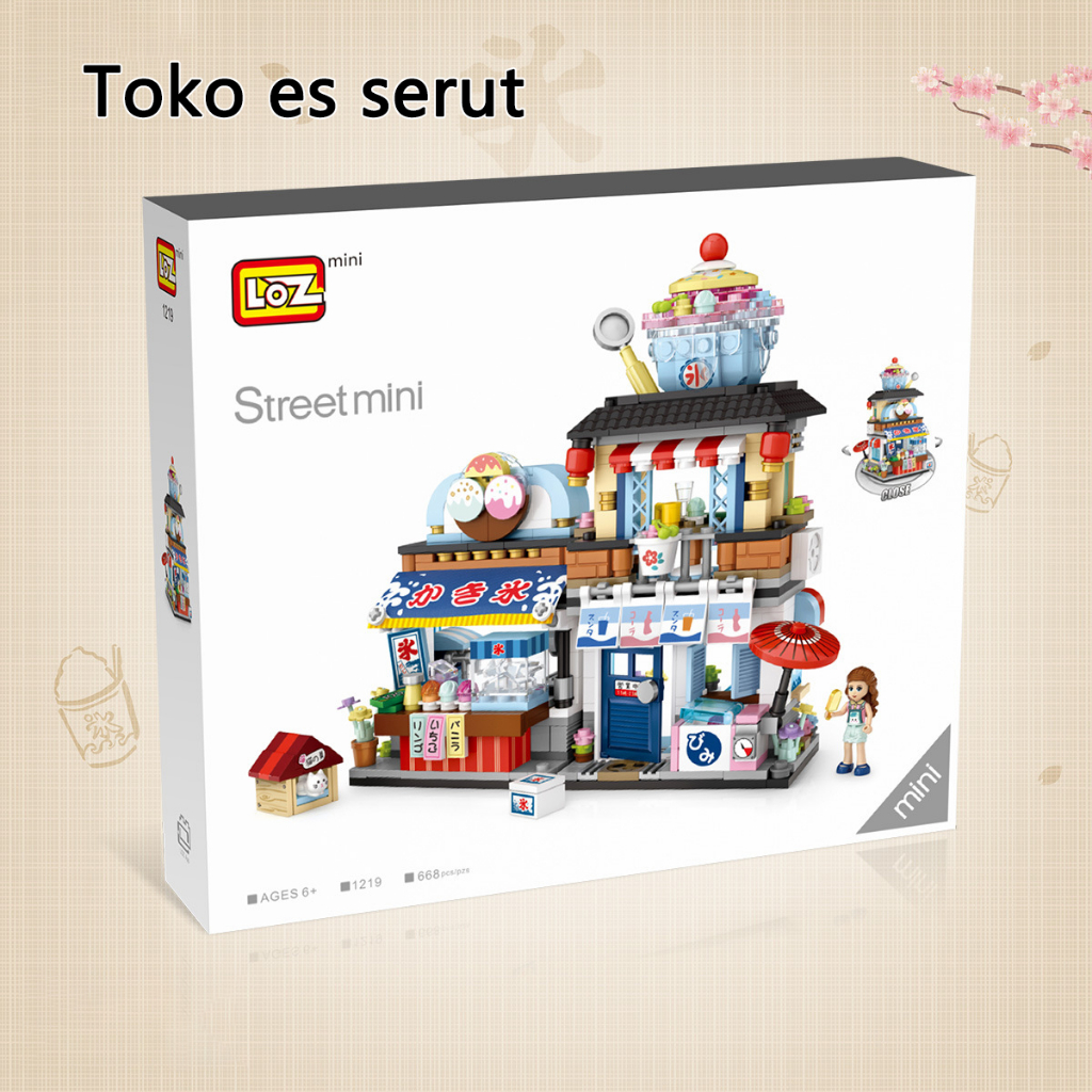 Jual Rhaast Diy Puzzle Block Toko Takoyaki/Toko Akuatik/Tavern/Toko Es ...