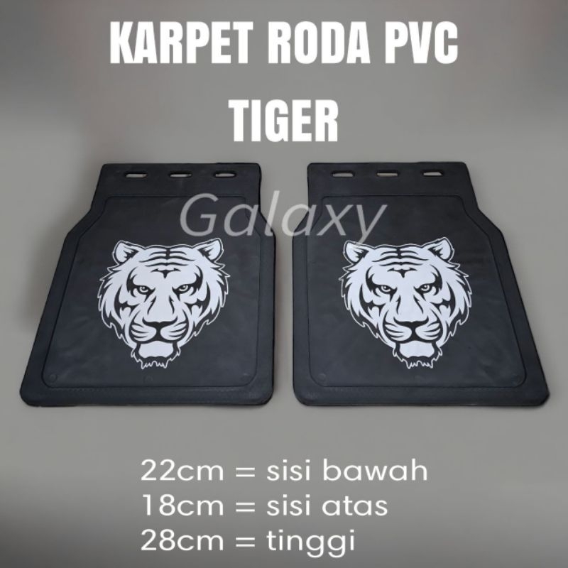 Jual Karpet Kepet Roda Karet / PVC - Embel Roda Penahan Lumpur - Harga ...