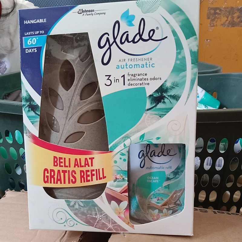 Jual Glade Mesin Otomatis / Free Refill 225ml / Glade Semprot Otomatis ...