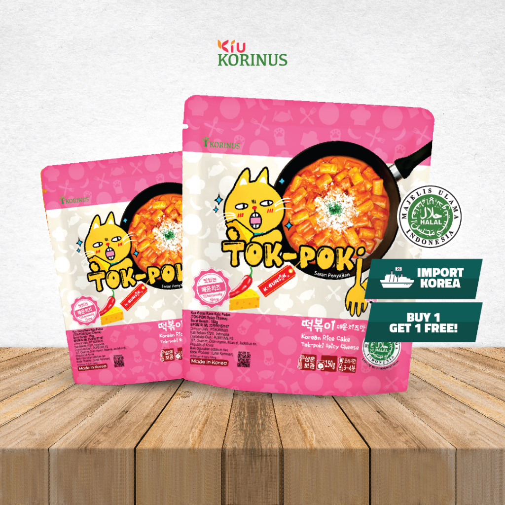 Jual PROMO BUY 1 GET 1 FREE K - Bunsik Tokpoki SPICY CHEESE ...