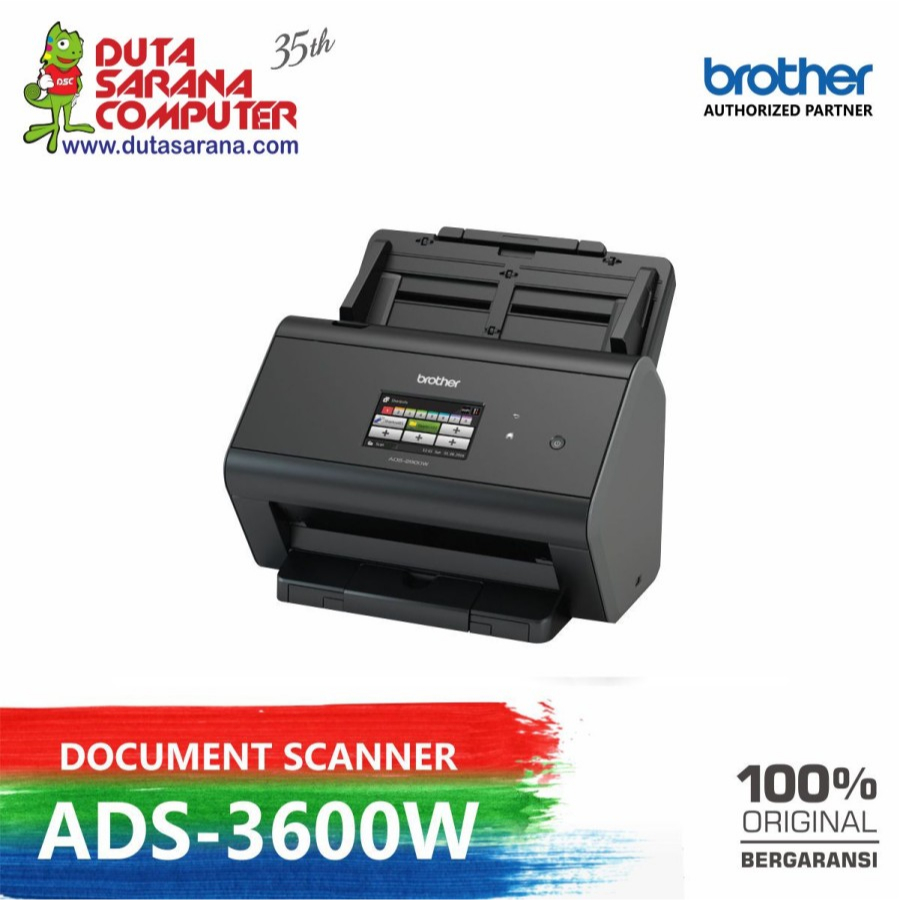 Jual Brother ADS-3600W Wireless Desktop Document Scanner MURAH ADS3600W ...