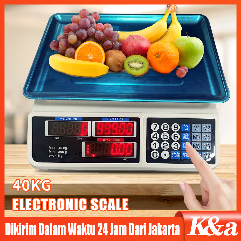 Jual Timbangan Buah 30kg /Digital Computing Scale/Timbangan digital ...