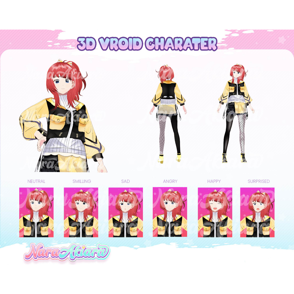 Jual Model Vroid 3D Siap Menghidupkan Streaming Anda ke Level ...