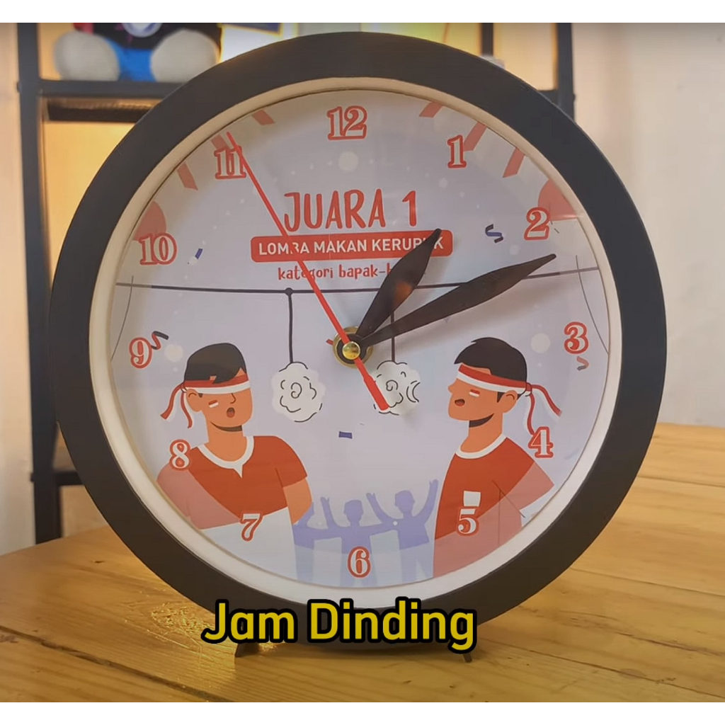 Jual Jam Custom Hadiah Lomba 17an HUT RI 17 Agustus | Shopee Indonesia