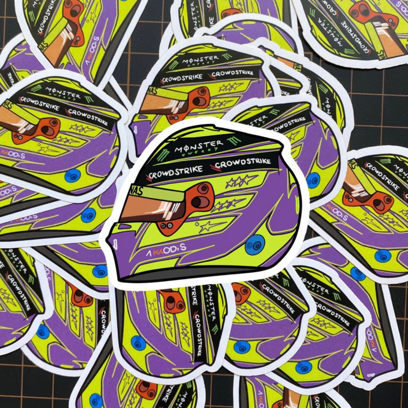 Jual Sticker Vinyl F1 Lewis Hamilton Helmet 2022 | Shopee Indonesia