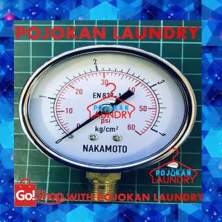 Jual Meteran Boiler/Meteran Tabung Boiler/Manometer 4 Kg/Pressure Gauge ...