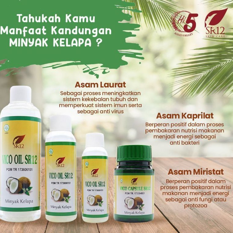 Jual VCO Virgin Coconut Oil SR12 dan Kapsul / Penambah Imun Tubuh ...