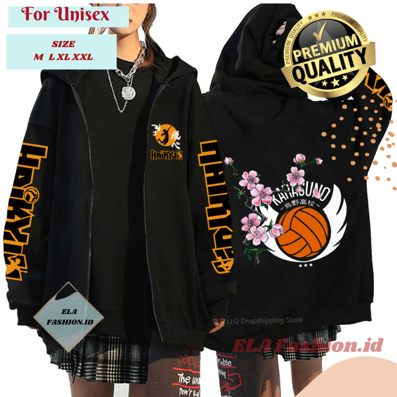 Jual Jaket Mantel Karasuno Fly High Haikyuu - Jacket Zipper Haikyu ...