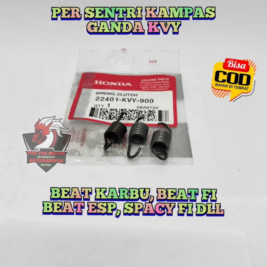Jual PER SENTRI KAMPAS GANDA ASLI ORIGINAL HONDA KVY BEAT KARBU, BEAT ...
