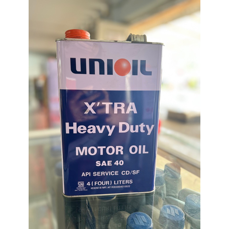 Jual Oli Unioil Xtra Duty Sae 40 (4L) | Shopee Indonesia