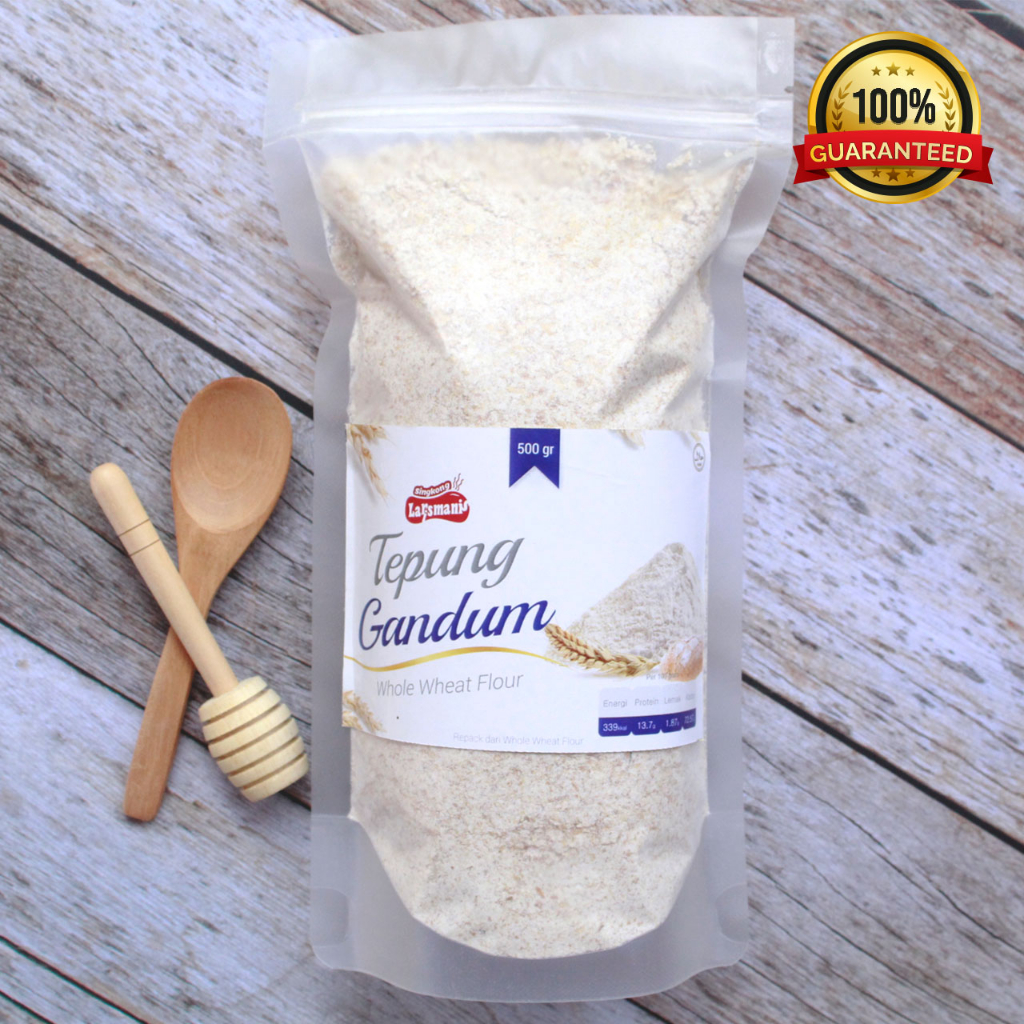 Jual Tepung Gandum Utuh Naturich Original Whole Wheat Flour 500gr ...