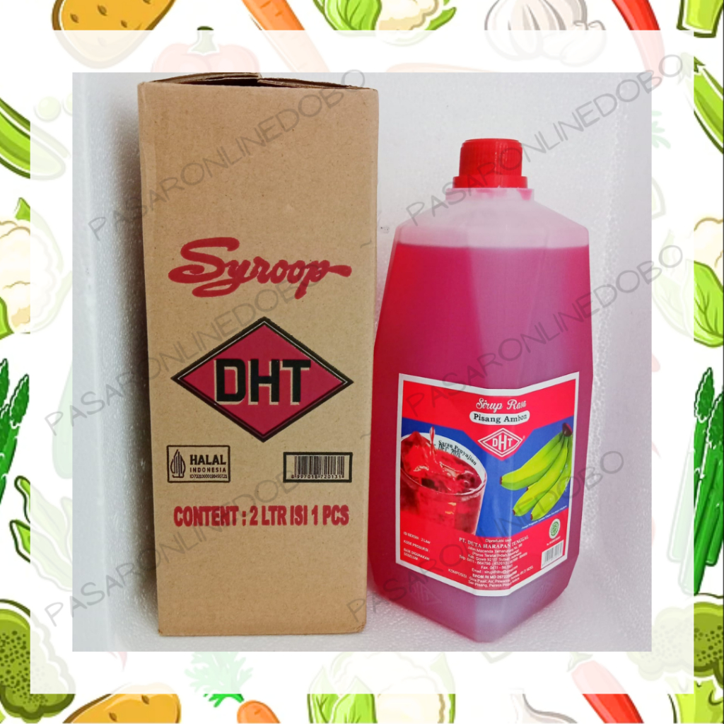 Jual Sirup DHT Rasa Pisang Ambon 2L | Shopee Indonesia