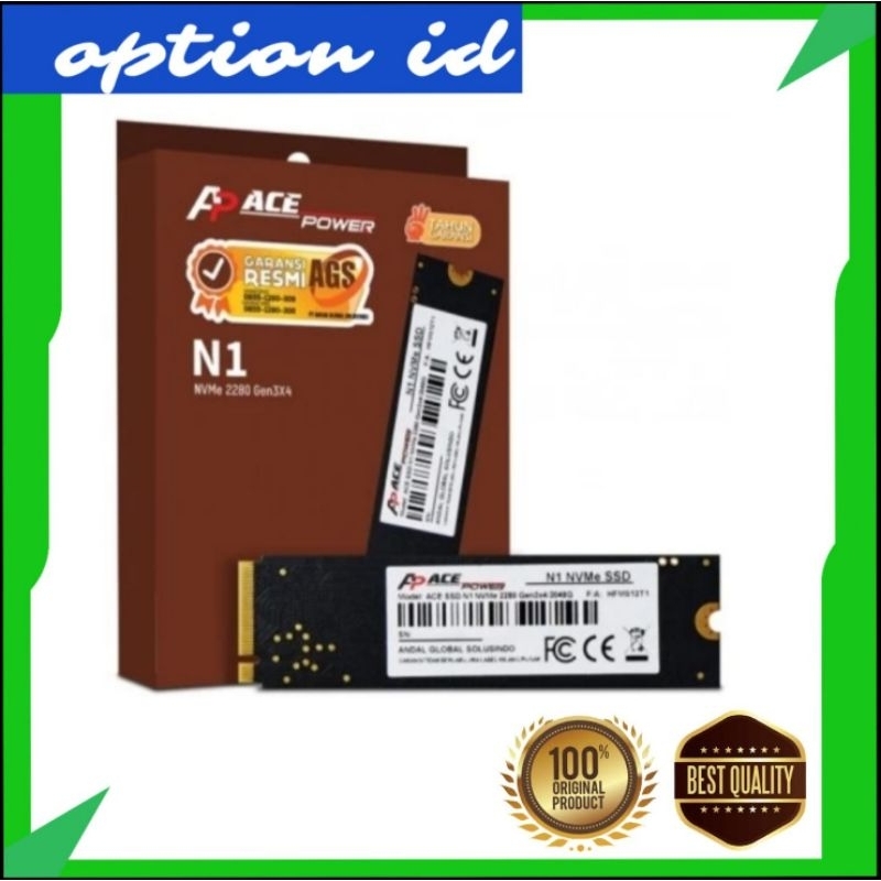 Jual SSD M.2 Gen3 ACE POWER N1 2TB | NVMe PCIe 3.0 Gen 3 x4 | Shopee ...