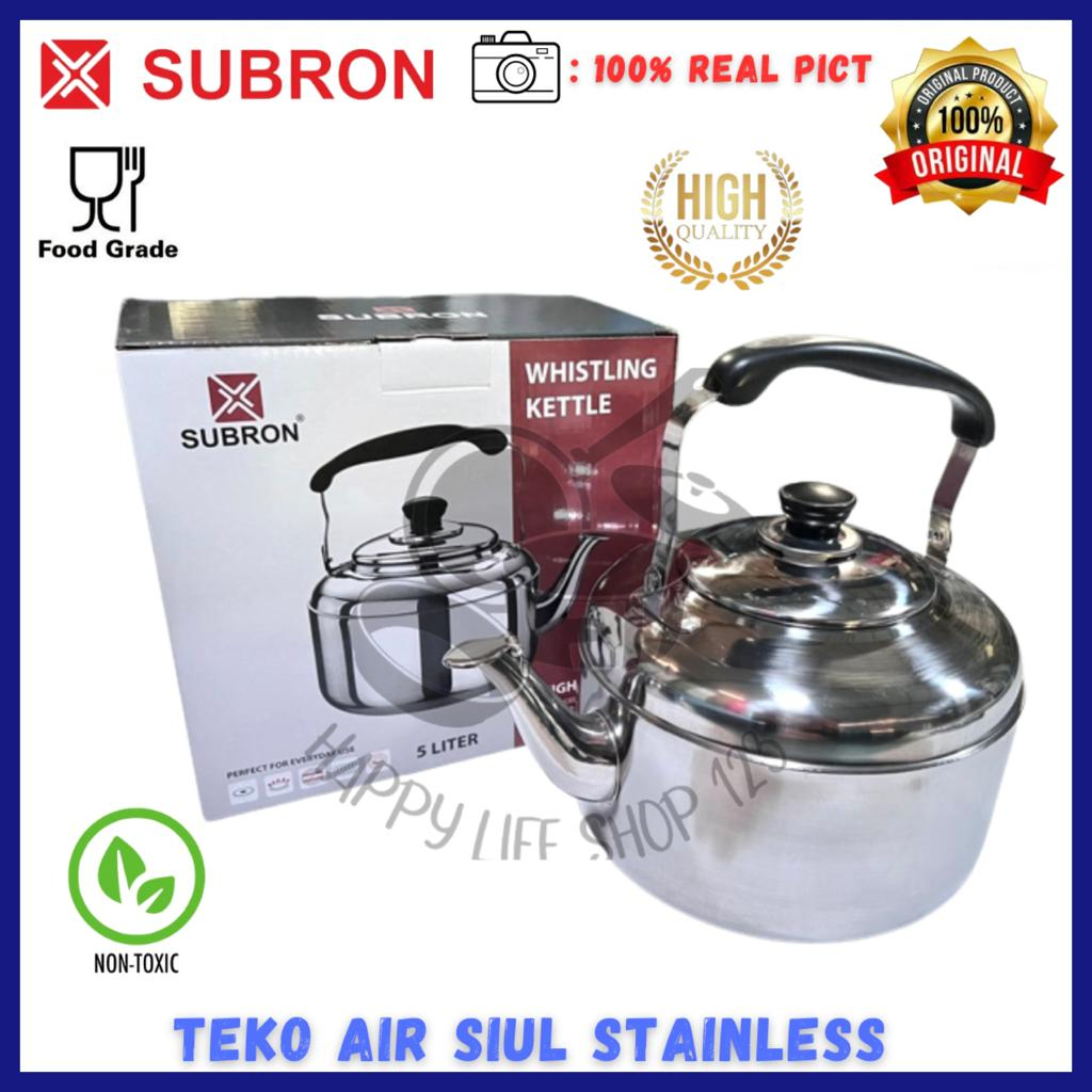 Jual SUBRON Teko Siul Stainless 4/5/6 Liter / Teko Bunyi 4/5/6 Liter ...