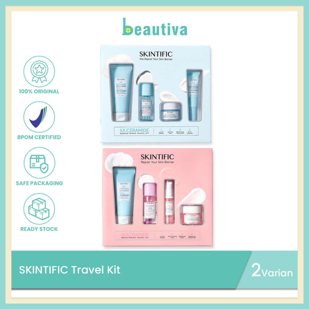 Jual SKINTIFIC Travel Kit | 5X Ceramide Barrier Repair - Niacinamide ...