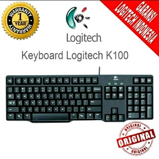 Jual Keyboard Logitech K100 Original Classic for Slot PS2 Bulat Hemat USB Port | Shopee Indonesia