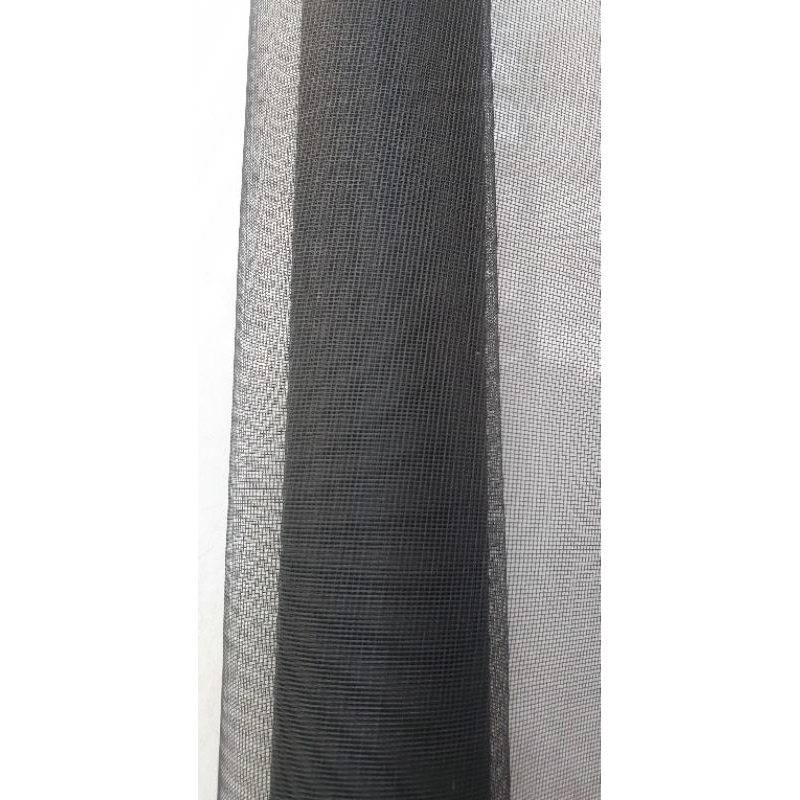 Jual Kain kasa nyamuk strimin plastik lebar 90cm, warna hitam, harga ...