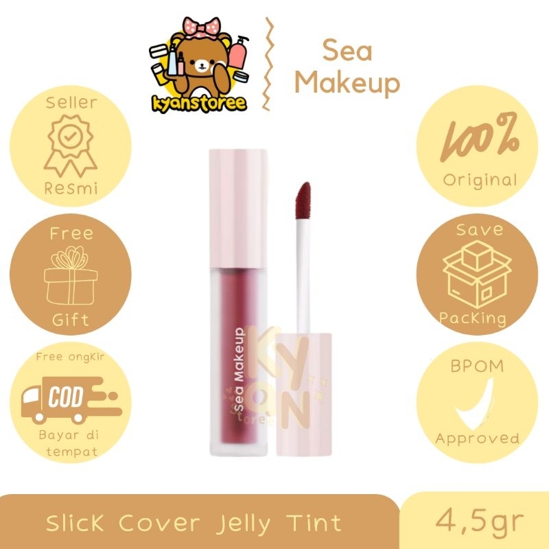 Jual SEA MAKEUP SLICK COVER JELLY TINT | Shopee Indonesia