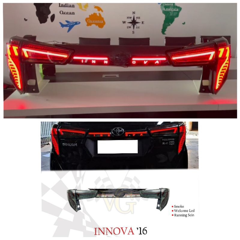 Jual Stoplamp Innova Reborn TRIPLE SEVEN / 777 Style Sequential Sign ...