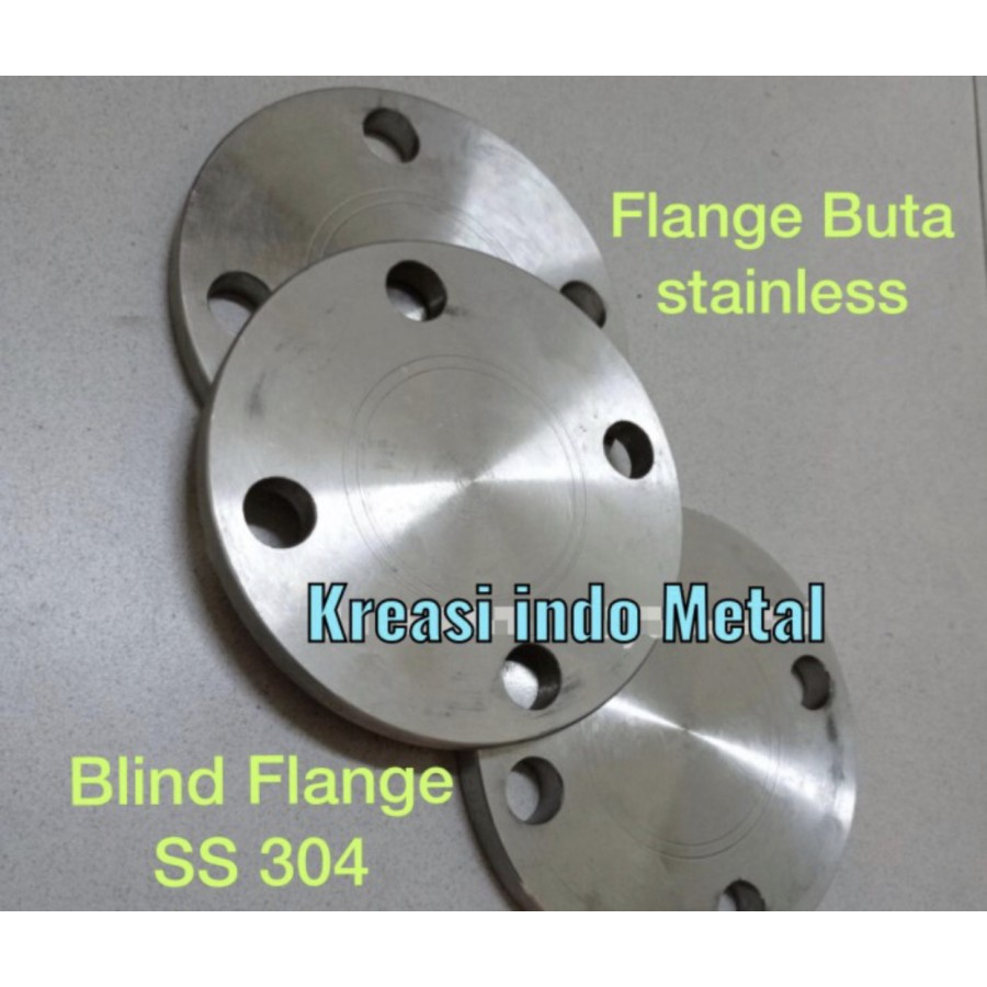 Jual 3" Blind Flange Jis 20k SS304 -Buta Stainless Sus SS 304 DN80 80 ...