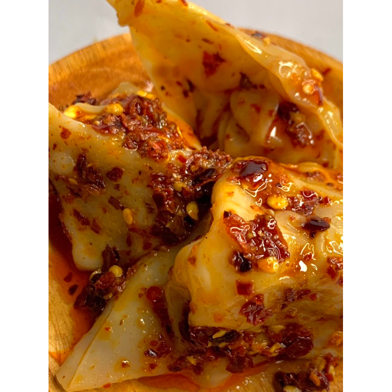 Jual Pangsit Ayam FROZEN Kuah & Goreng + Chilli Oil Halal | Shopee ...