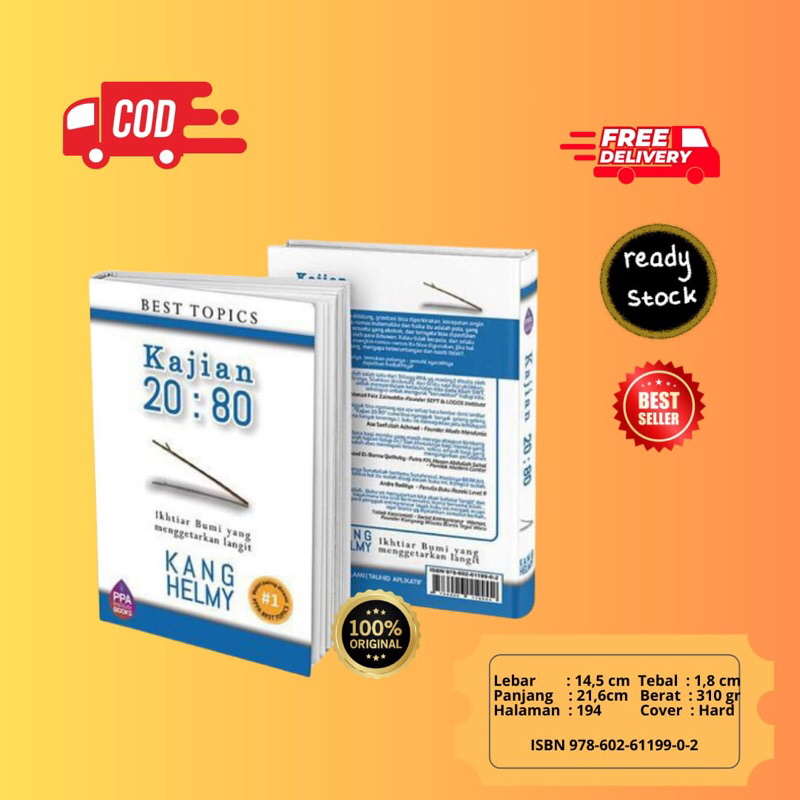 Jual buku original kajian 20 : 80 by kang helmy ppa book | Shopee Indonesia