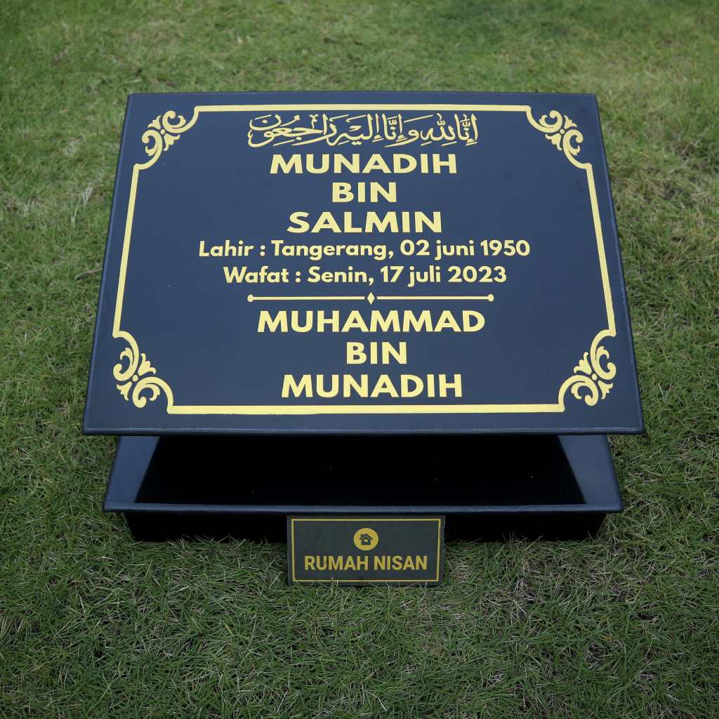 Jual RUMAH NISAN - BATU NISAN KUBURAN MAKAM 30x40 GRANIT/KRAMIK MURAH ...