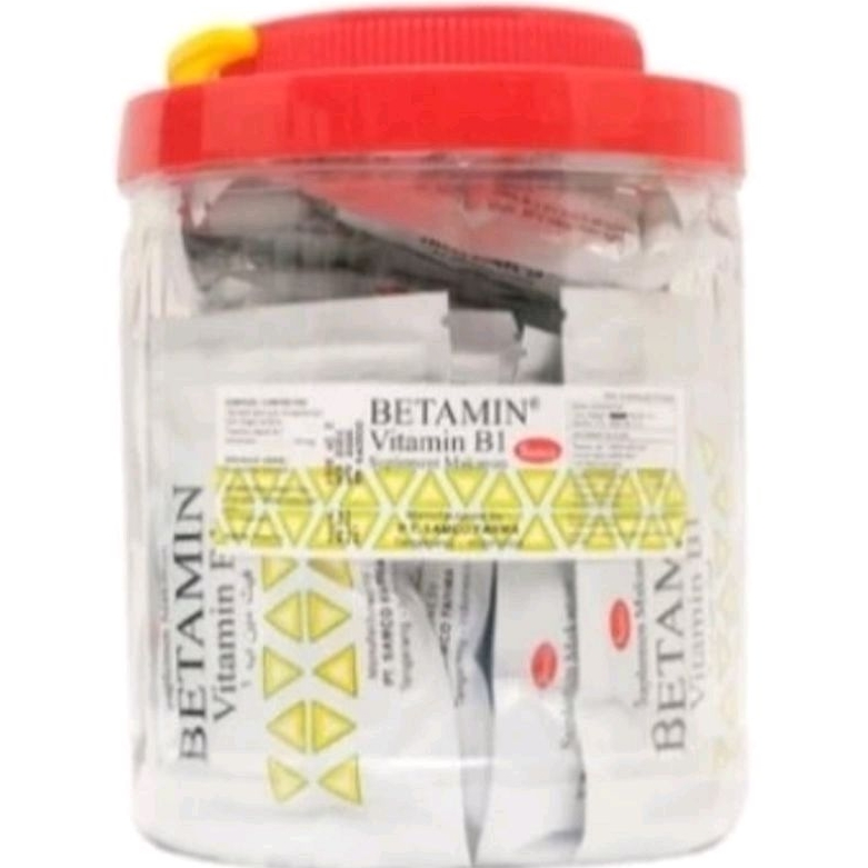 Jual BETAMIN - Vitamin B1 100mg (2000's /Toples) | Shopee Indonesia