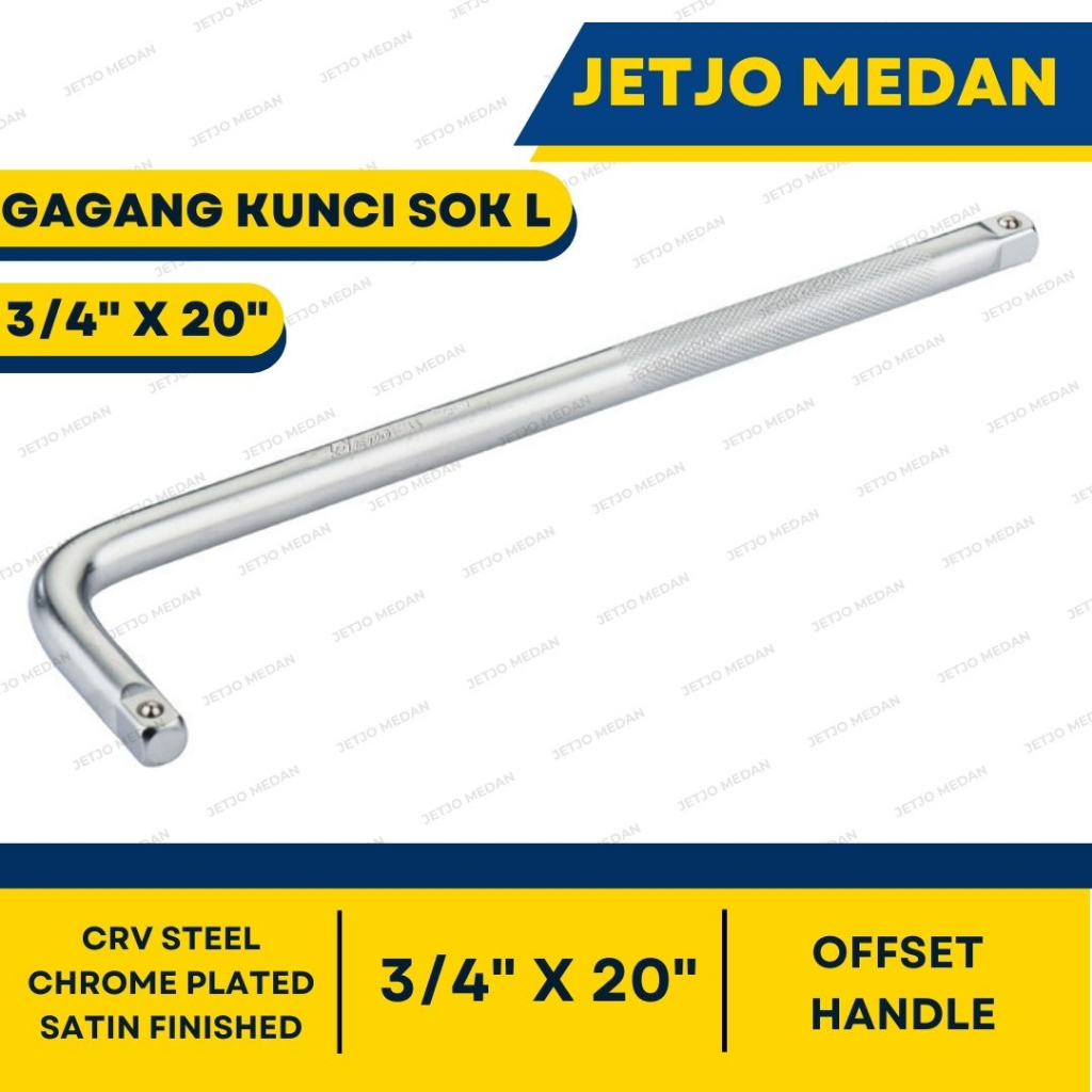 Jual Jetjo - Gagang Soket L 3/4"x20" (50,8 cm) UKURAN BESAR Kunci Sok ...