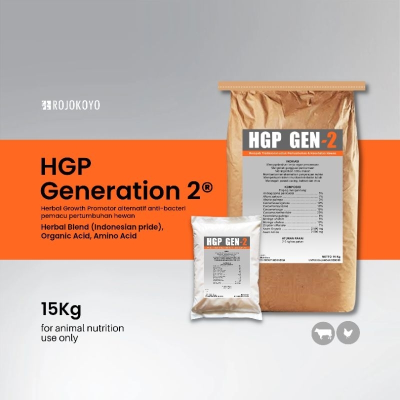 Jual Jamu Ternak HGP Generation-2 Sak 15 kg | Shopee Indonesia